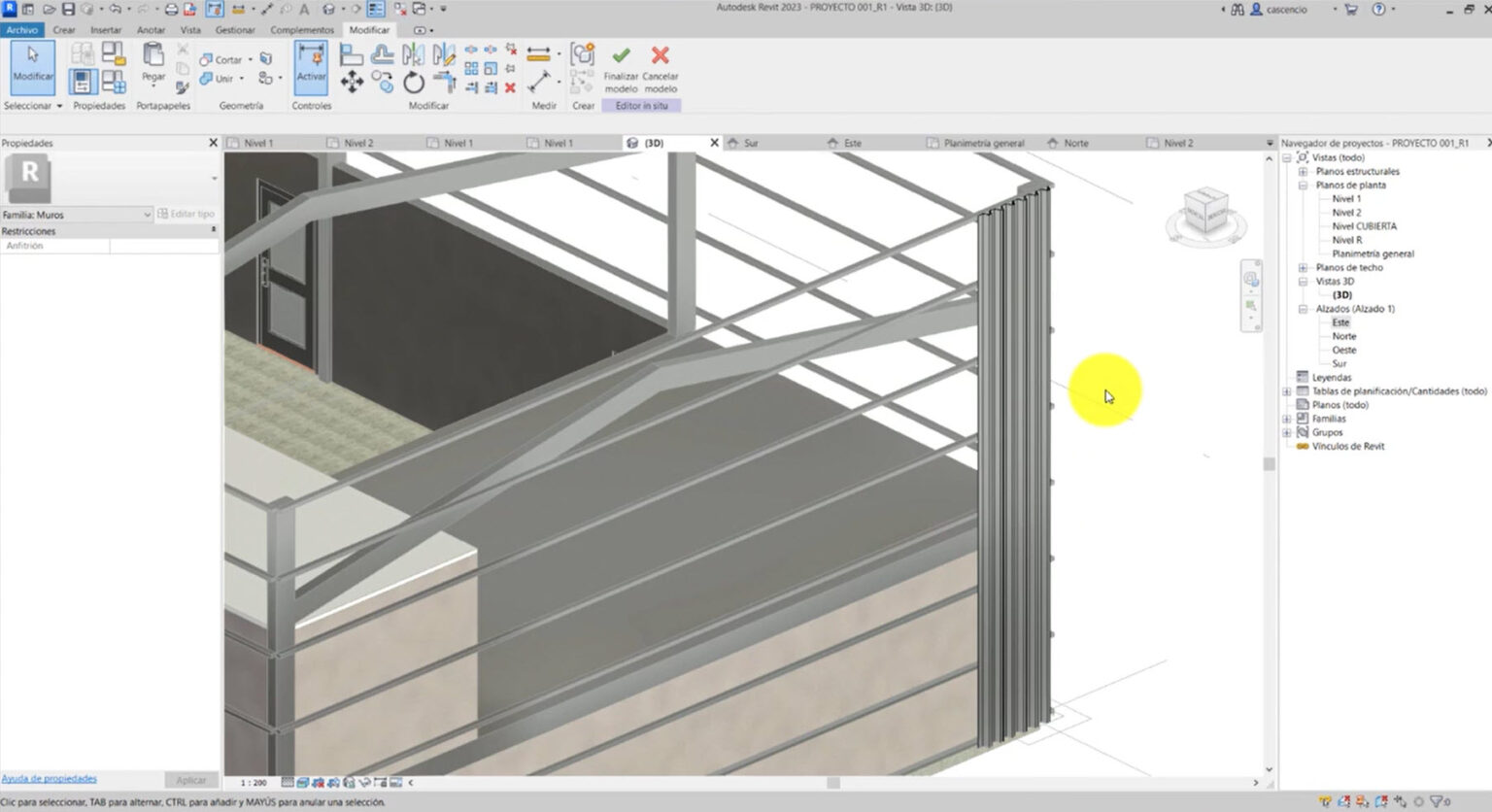 Revestimiento exterior armazón estructural Parte2 – IBIM