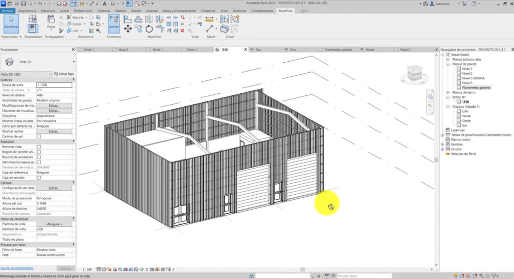 Revit Revestimiento exterior Estructura Fachadas – IBIM