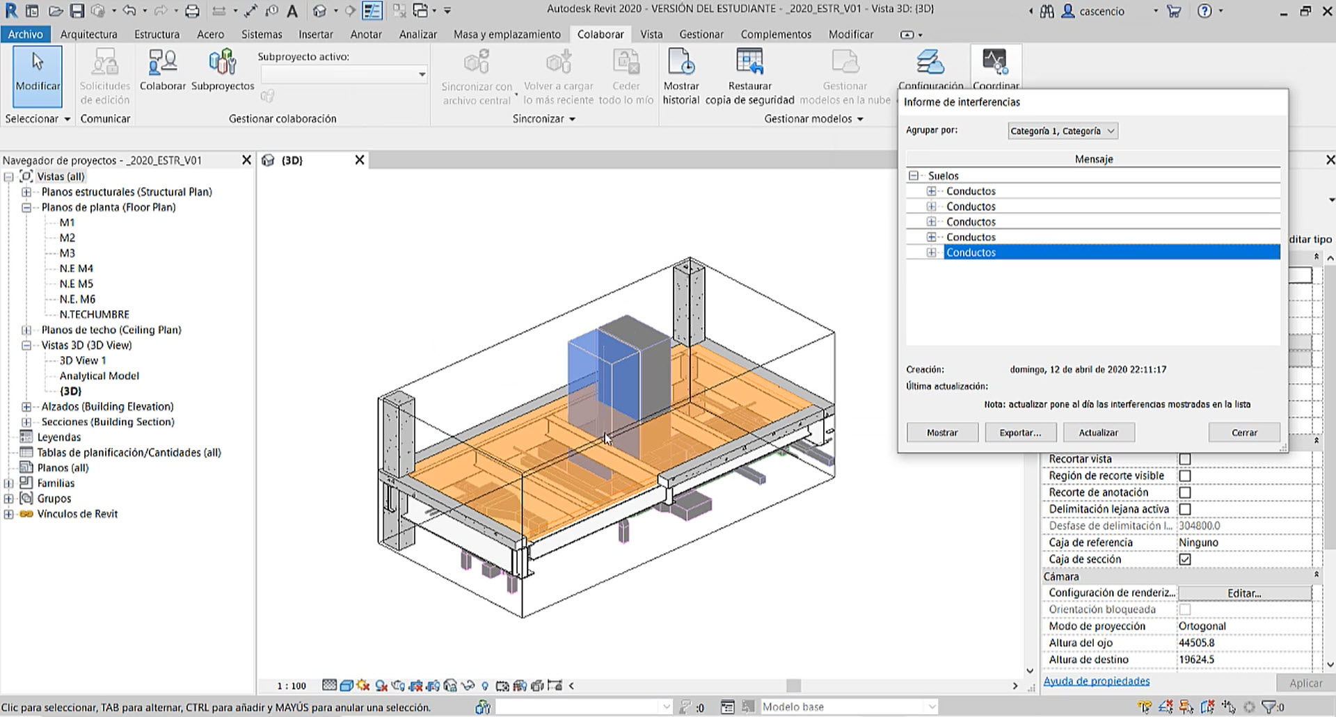 Detección de interferencias en modelos BIM Parte 1 – IBIM